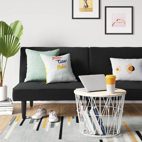 Room essentials futon review store