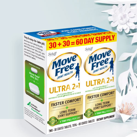 Move Free Ultra 2in1 with Comfort Max, 60 tablets + Move Free Advanced ...