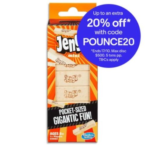 Jenga Mini - Hasbro Family Board Games - Wooden Blocks - Kids Toys ...