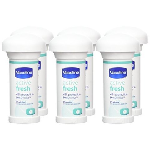 Vaseline Active Fresh Cream Anti-Perspirant Deodorant, 50 ml, Pack of 6 ...