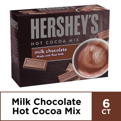 (6 pack) Hershey's Milk Chocolate Hot Cocoa Mix, 6 ct - Packets, 5.29 ...