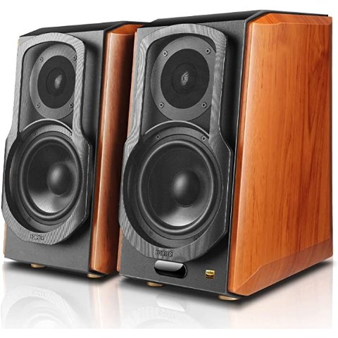 WiFi Audiophile Active Bookshelf 2.0 Speakers, Wireless Hi-Fi Bookshelf ...