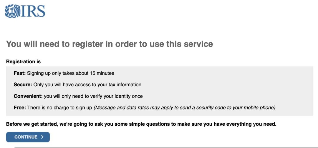 美国报税｜可在IRS官网，免费申请/查看自己过去年度的税务资Transcript档案