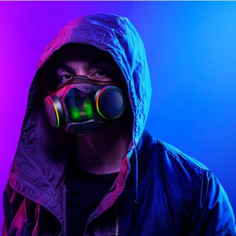 Razer Zephyr Transparent RGB Wearable Air Purifier with N95-Grade Filters