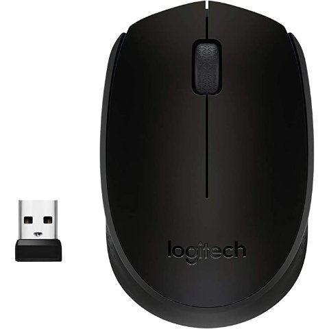 M170 Wireless Mouse, 2.4 GHz with USB Mini Receiver, Optical Tracking ...