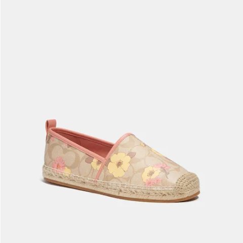 Codi Espadrille In Signature Canvas With Floral Print 渔夫鞋 178.00 超值好货 ...