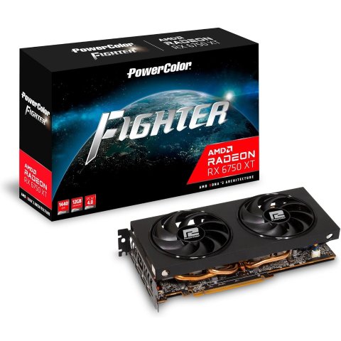 PowerColor Fighter AMD Radeon RX 6750 XT 12GB 显卡 $309.99