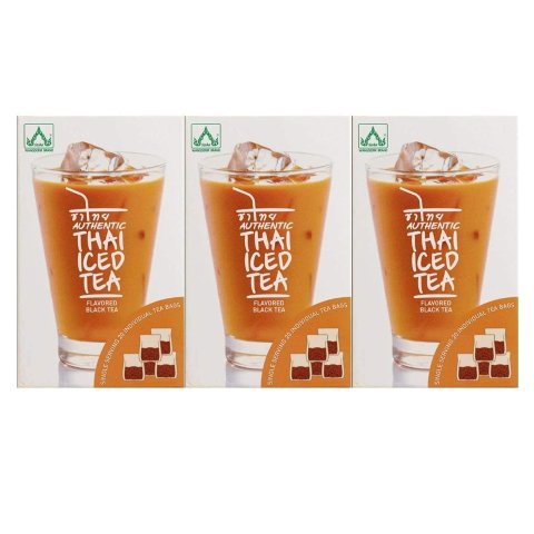 Authentic Thai Iced Tea Flavored Black Tea - Pack of 3 $14.49