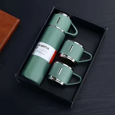 Temu 1pc Business Thermal Mug 304 Stainless Steel Gift Set Stainless ...