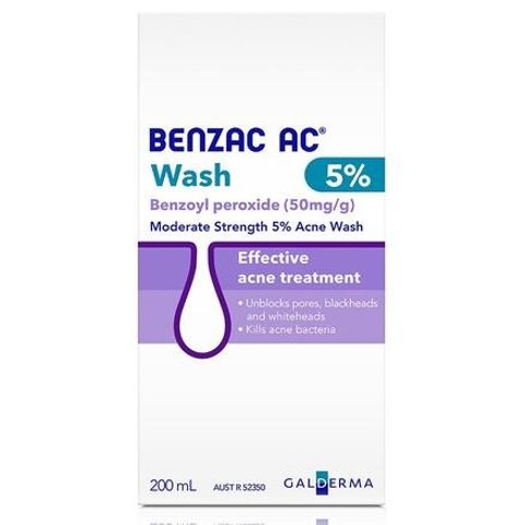 Pharmacy Online AU 中文官网 Benzac AC 温和控油去痘去黑头洗面奶 200ml 80.00