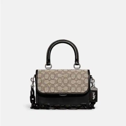 Coach Coach Rogue Top Handle In Signature Jacquard 695.00