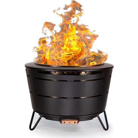 Brand Reunion Smokeless Fire Pit | Large Wood Burning Outdoor Fire Pit ...