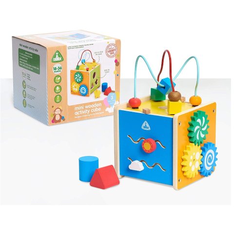 Early Learning Centre Mini Wooden Activity Cube $7.61