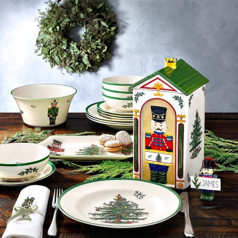 Christmas Tree Dinnerware Collection Christmas Tree 12-Pc. Dinnerware ...
