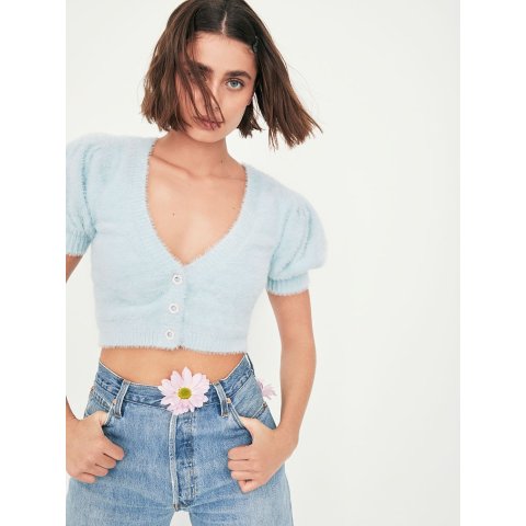 For Love & Lemons Devon Cropped Cardigan Exclusively for Victoria’s ...