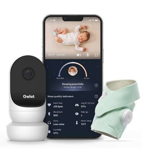 Owlet Smart Sock 2 Infant Heart Rate & Oxygen Monitor $80 Off