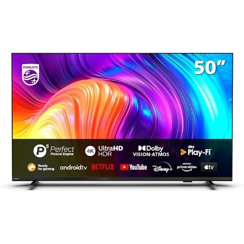 50-Inch 4K LED Android Smart TV | UHD & HDR10+ | Dolby Vision & Dolby ...