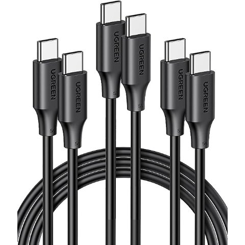 USB C Cable 100W 3-Pack 6.6FT 100W USB C2C 充电线 2米 3条 19.99 超值好货 | 北美省钱快报