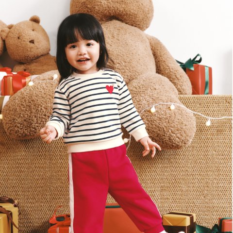 GAP 童装好好看 新款一律6折+特价区额外5折超划算 封面裤子$7.65