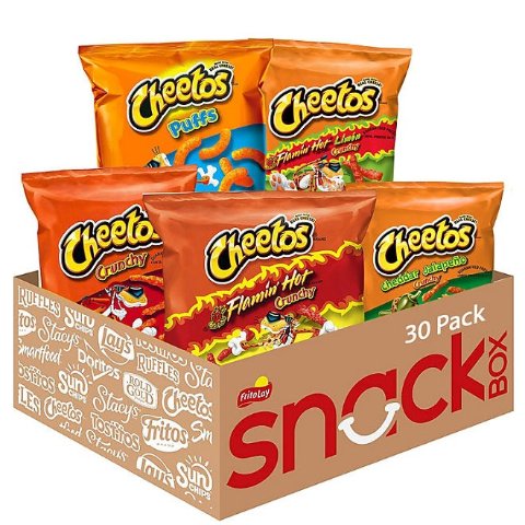 Cheetos Cheese Flavored Snacks Mix Variety Pack (30 ct.) Cheetos 粟米棒 5 ...