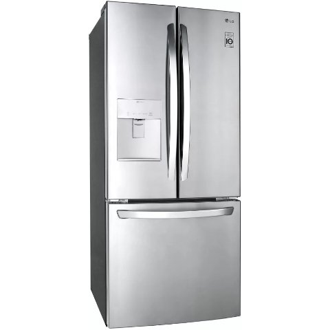 LG LFDS22520S 30 Inch French Door Refrigerator with External Water ...