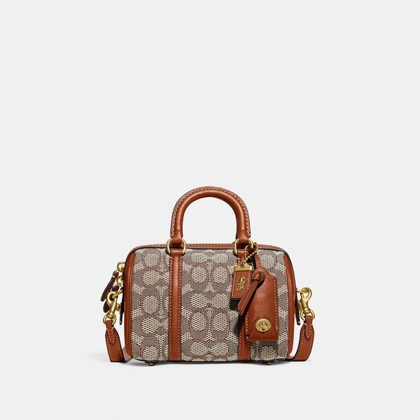Ruby Satchel 18 In Signature Textile Jacquard | Coach Australia Ruby ...