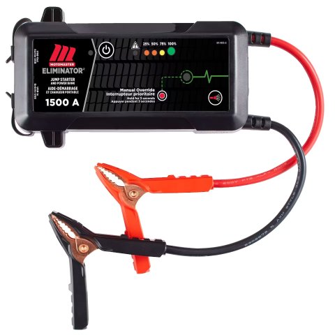 MotoMaster Eliminator Booster Pack/Jump Starter & USB Power Bank ...
