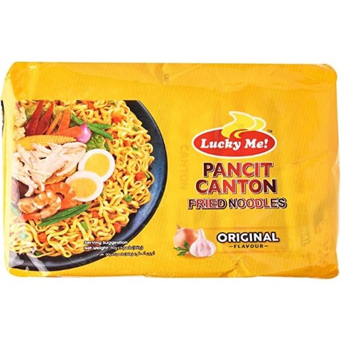 Lucky Me! Pancit Canton Instant Noodles Original Flavour (6 Units ...