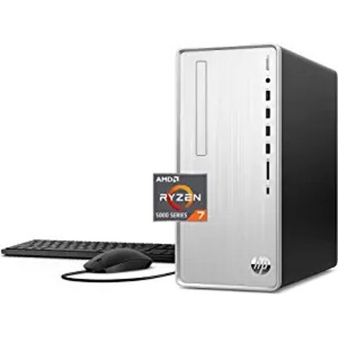 Pavilion Desktop Computer PC, AMD Ryzen 7 Processor, AMD Radeon ...