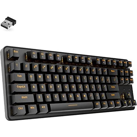 TKL Brown Switch Wireless Mechanical Keyboard TKL 茶轴 无线机械键盘 34.99 超值好货 ...