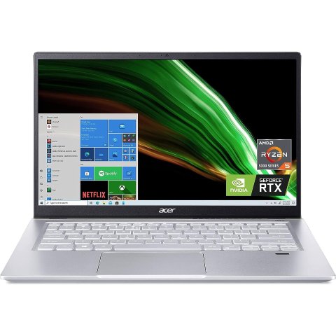 Amazon Acer Swift X 14" Creator Laptop (R5 5600U, 3050, 8GB, 512GB) 949.99