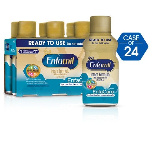 EnfaCare Baby Formula, Ready to Use Liquid, 8 fl oz (24 count) EnfaCare ...