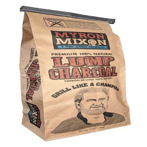 Myron Mixon 17.6 lbs. Premium 100% All Natural Lump Charcoal Oak Wood Chunks