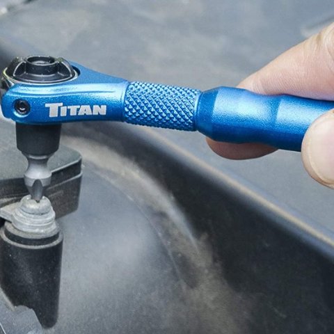 Titan - 1/4 Drive Swivel Head Micro Bit Driver $14.99