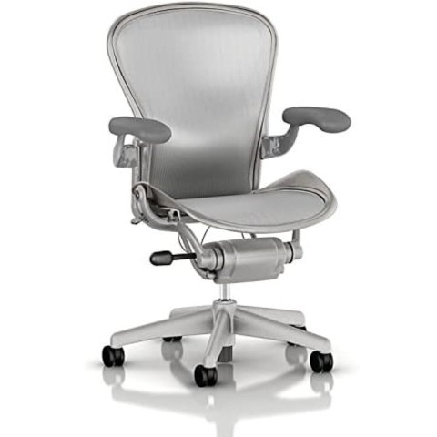 Aeron Chair Open Box Size B Fully Loaded Titanium 办公椅 539.11 超值好货 | 北美省钱快报