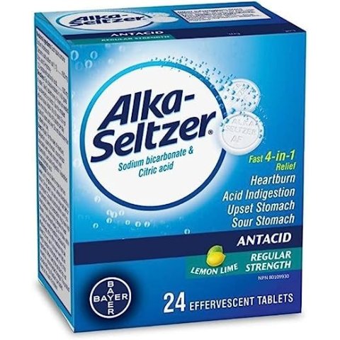 Alka-Seltzer Antacid Heartburn Relief Effervescent Tablets - Antacid ...