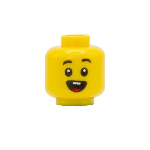 Shocked / Toothy Big Grin - LEGO Minifigure Head 咧嘴大笑脸 £0.65 超值好货 | 英国省钱快报