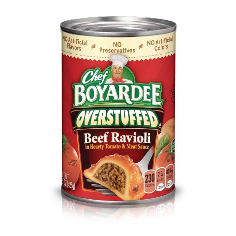 Chef Boyardee Overstuffed Beef Ravioli, 15 oz, 12 Pack $11.40