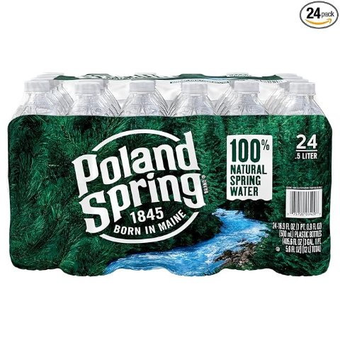 100% Natural Spring Water, Non-Deposit, 16.9 fl oz (24 Pack) Poland ...
