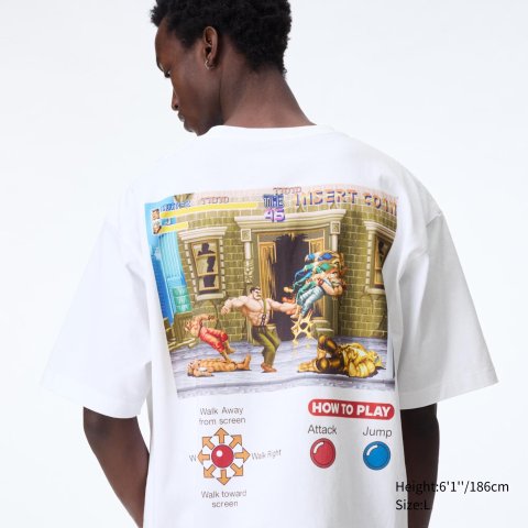 CAPCOM 40th UT (Oversized Short-Sleeve Graphic T-Shirt) | UNIQLO US ...