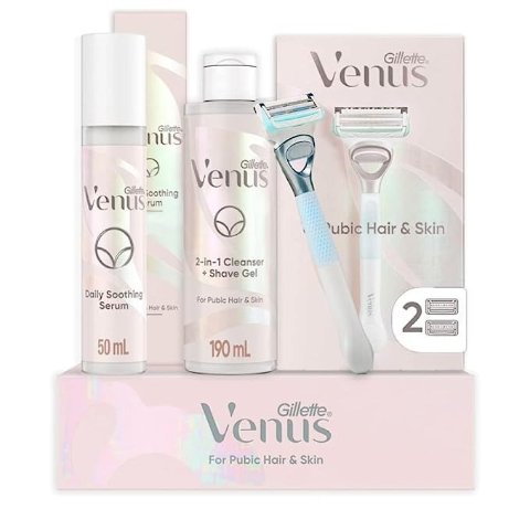 Gillette Venus Intimate Grooming Kit, Includes 1 Venus Razor Bikini ...