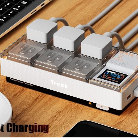 Surge Protector Power Strip, 6 Outlets with 2 USB A and 2 USB C Port ...