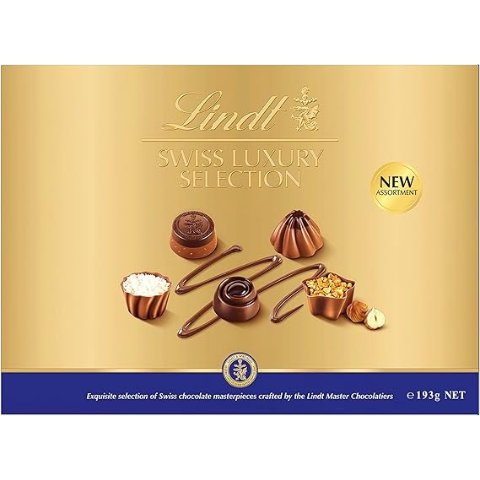 Lindt Swiss Luxury Selection | 19 Assorted Milk, White and Dark ...