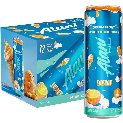 Alani Nu DREAM FLOAT Sugar Free, Low Calorie Energy Drinks | 200mg ...