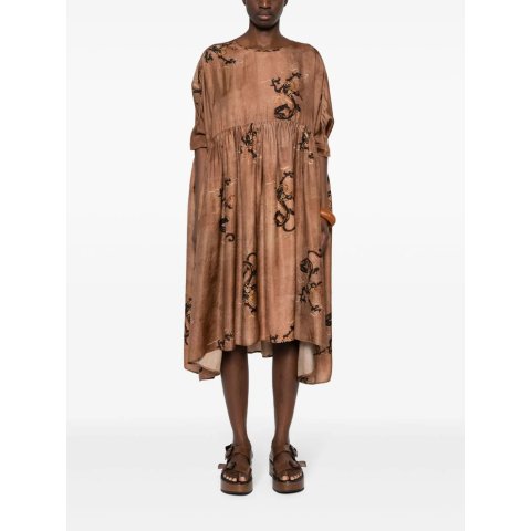 Agnus dragon-print dress Agnus 龙图案连衣裙 1531.00 超值好货 | 北美省钱快报