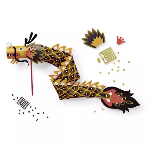 Target Make-Your-Own Lunar New Year Dragon Streamer Art Kit - Mondo ...