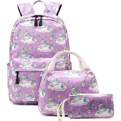 Cute Lightweight School Boobag Kids Unicorn Backpacks for Girls ...