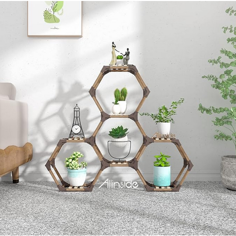 Allinside Hexagonal Plant Stand $14.99