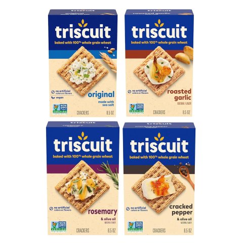 Triscuit 综合口味饼干4盒装 $10.15
