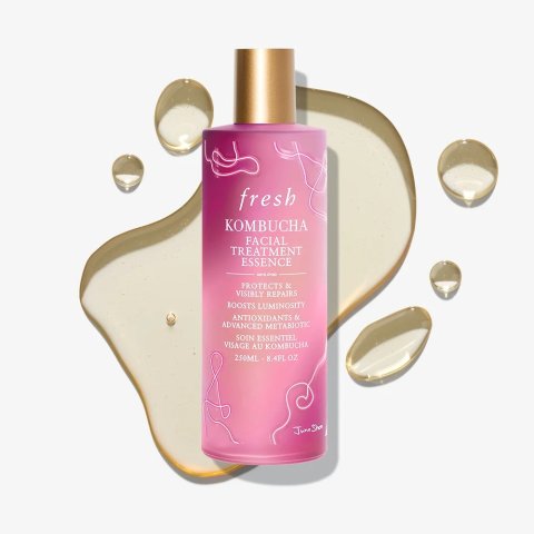 Limited-Edition Juno Pink Kombucha Facial Treatment Essence 粉雾限定红茶精华水 ...